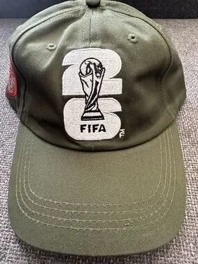 buchanan’s | Games | Fifa 26 World Cup Olive Green Cotton Cap Buchanans ...